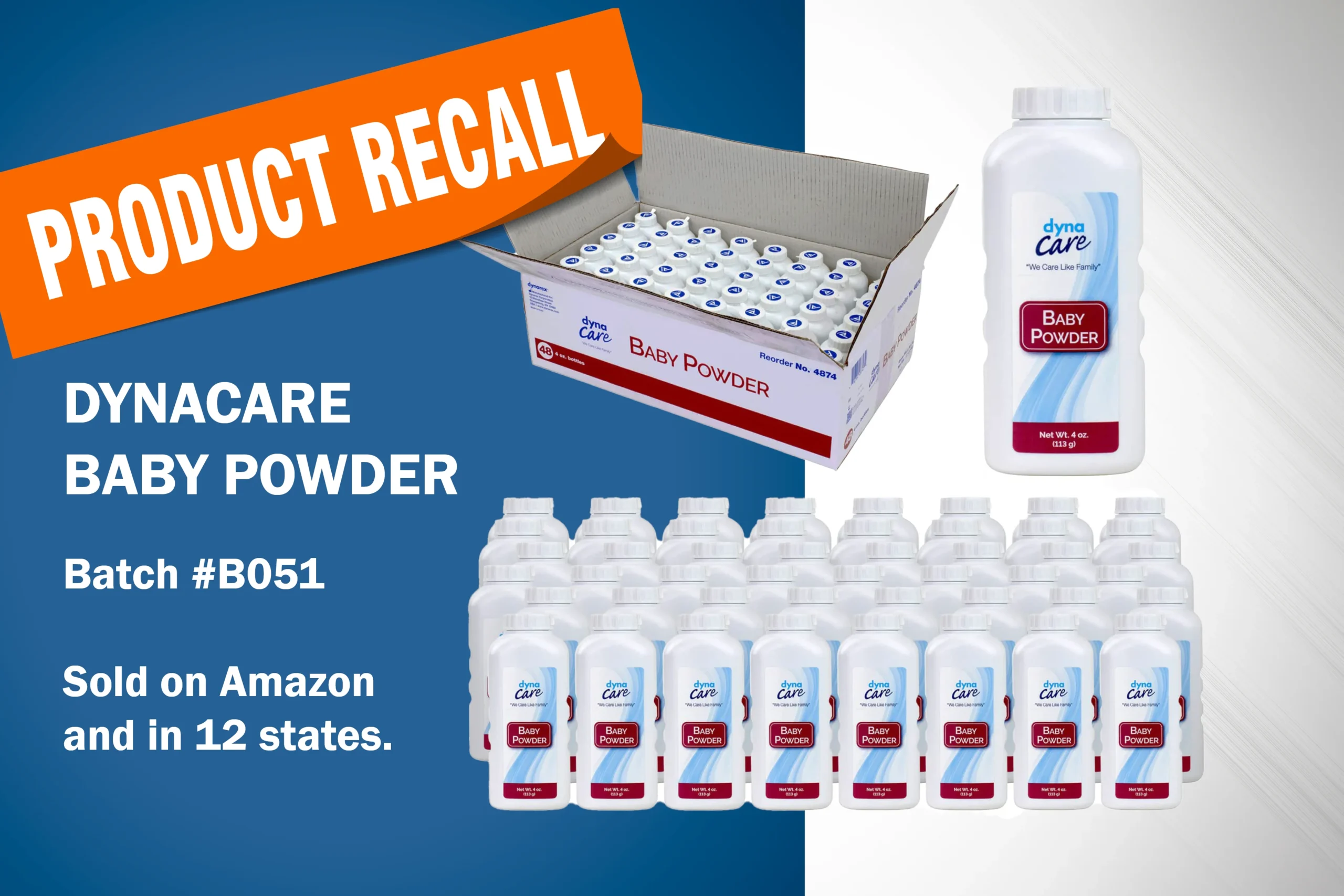NEW RECALL: Dynacare Baby Powder